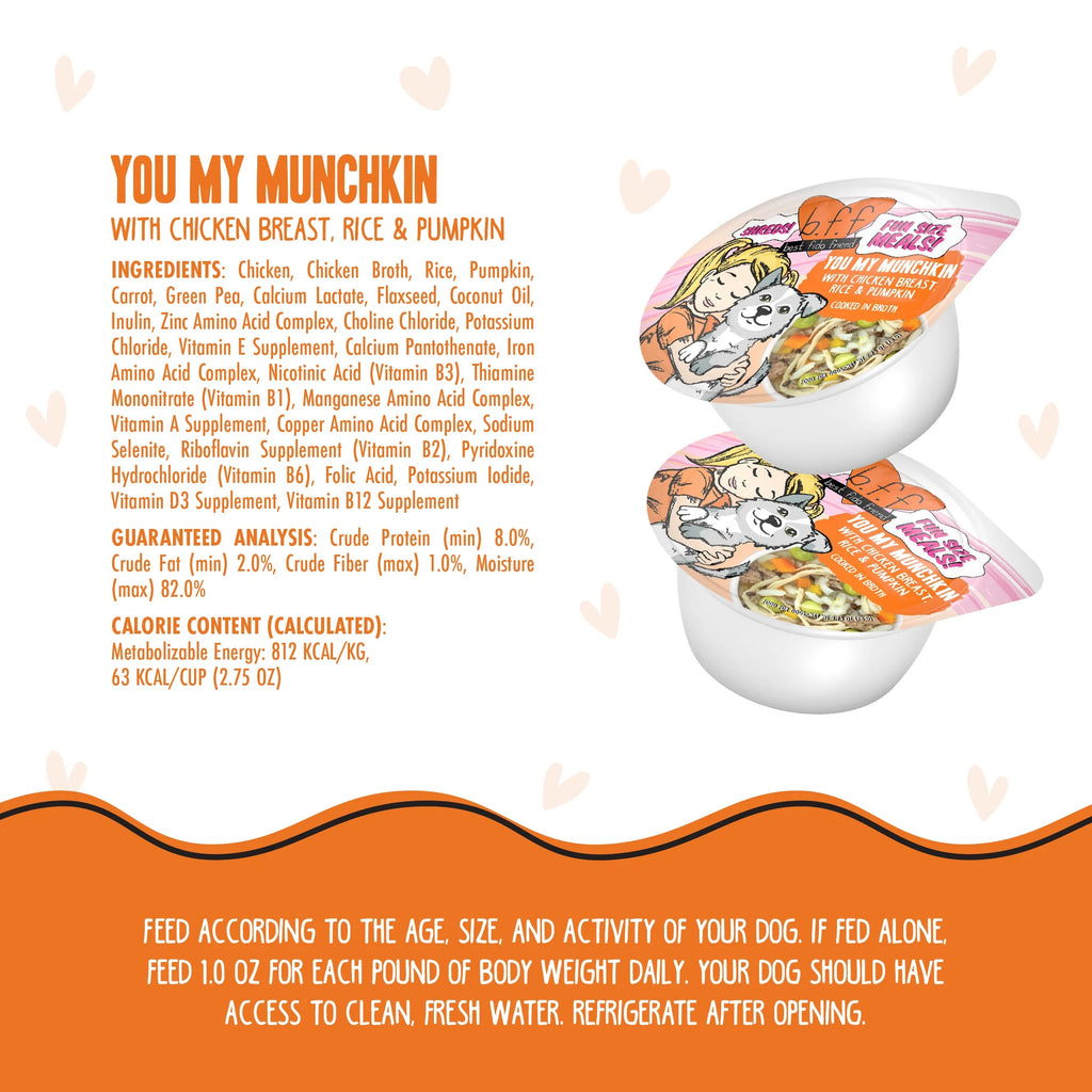 BFF Fun Size Meals You My Munchkin with Chicken Breast, Rice & Pumpkin ...